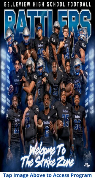 Belleview Rattlers Football Gameday Program
